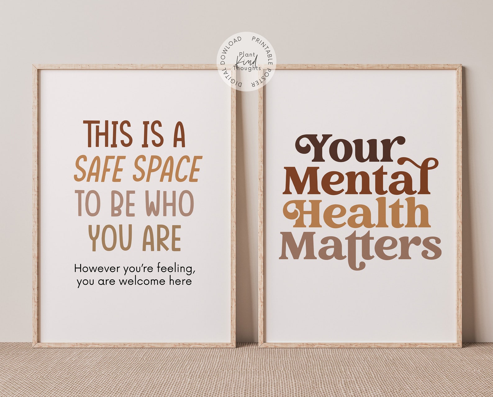 BUNDLE 6 Mental Health Posters: BOHO School Counselor Office - Etsy