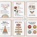 20 RAINBOW BOHO Counseling Posters Bundle School Counselor Office Decor ...