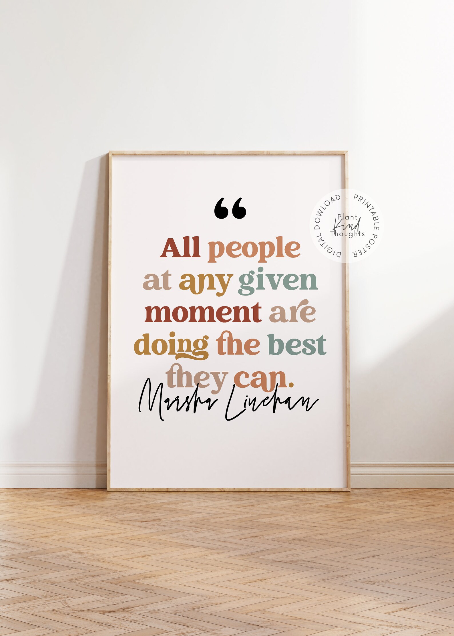 MARSHA LINEHAN Quote DBT Poster: Dialectical Behavior Therapy Therapist ...
