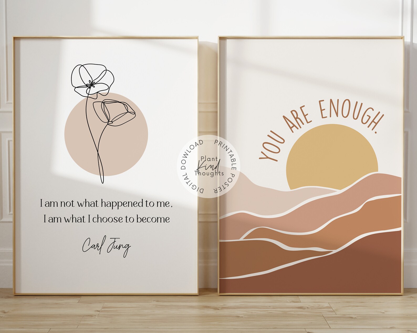 8 THERAPY OFFICE DECOR Bundle Sunset Boho Therapy Poster School ...