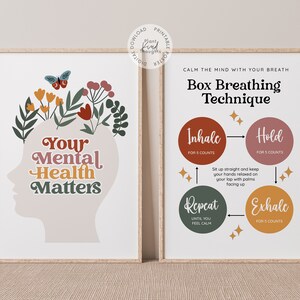 RAINBOW Posters Bundle Therapy Office Decor School Counselor Office ...