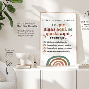 SPANISH CONFIDENTIALITY AGREEMENT What You Say Here Stays in Here ...