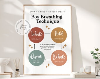 Mental Health Poster GROUNDING TECHNIQUES Reminder, School Counselor ...