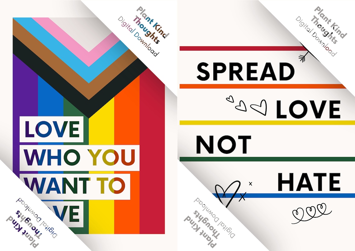 LGBT PRIDE Month CLASSROOM Posters Bundle of 6: Inclusive Safe | Etsy