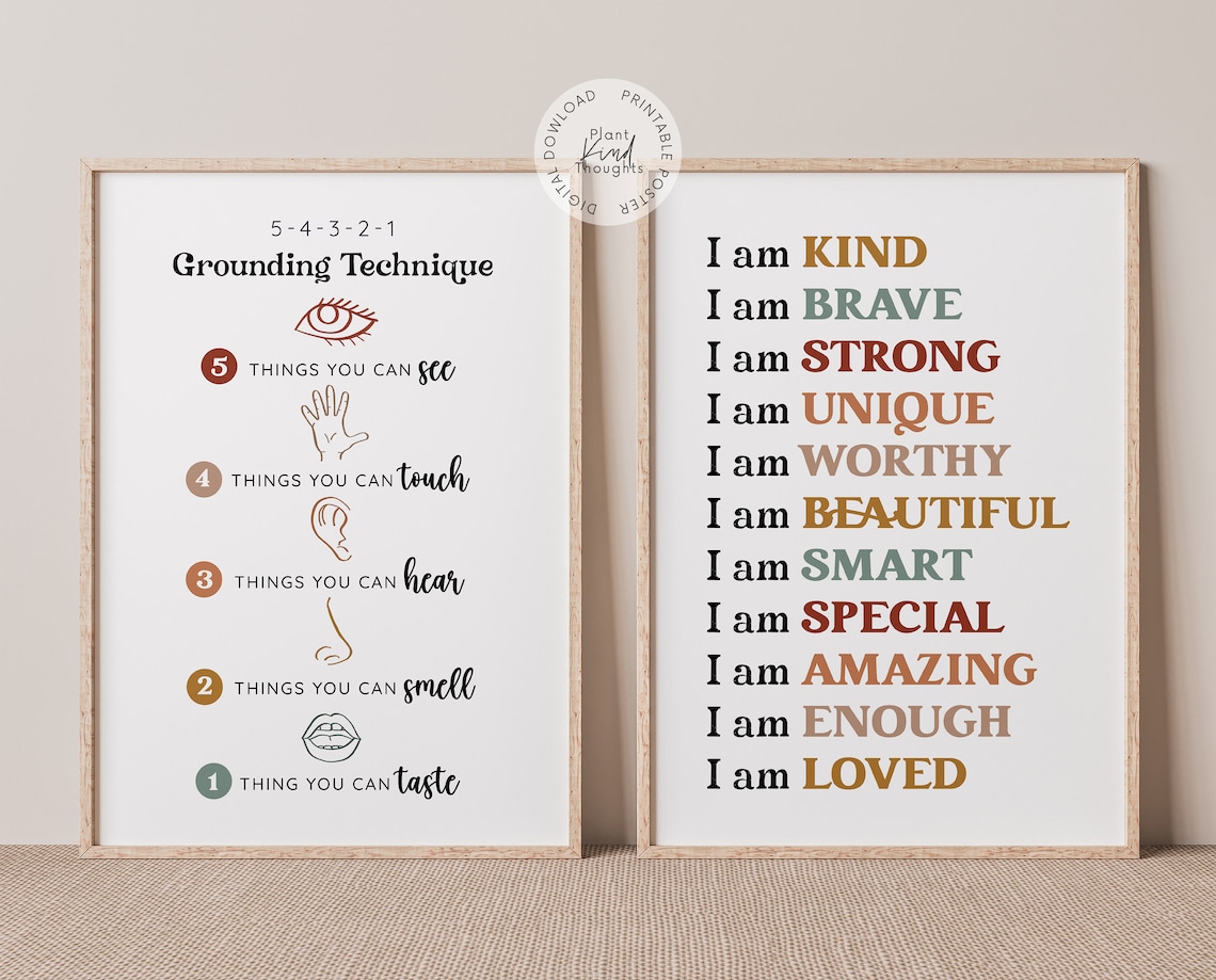 RAINBOW BOHO COUNSELING Posters Bundle School Counselor Office - Etsy