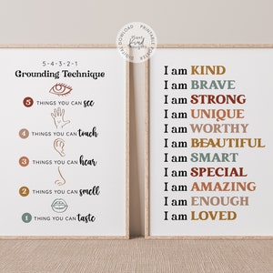 RAINBOW BOHO COUNSELING Posters Bundle School Counselor Office Decor ...