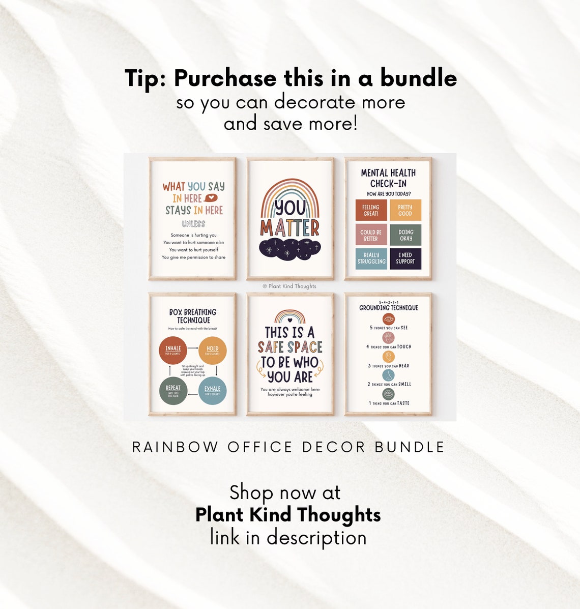 SAFE SPACE Mental Health Poster: Counseling Sign School - Etsy