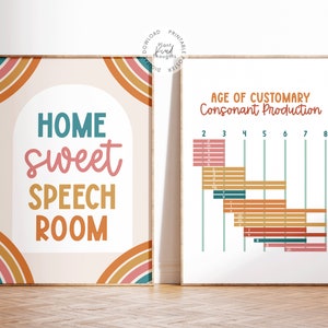 10 SPEECH THERAPY Room Decor Speech Therapy Poster Speech Language ...