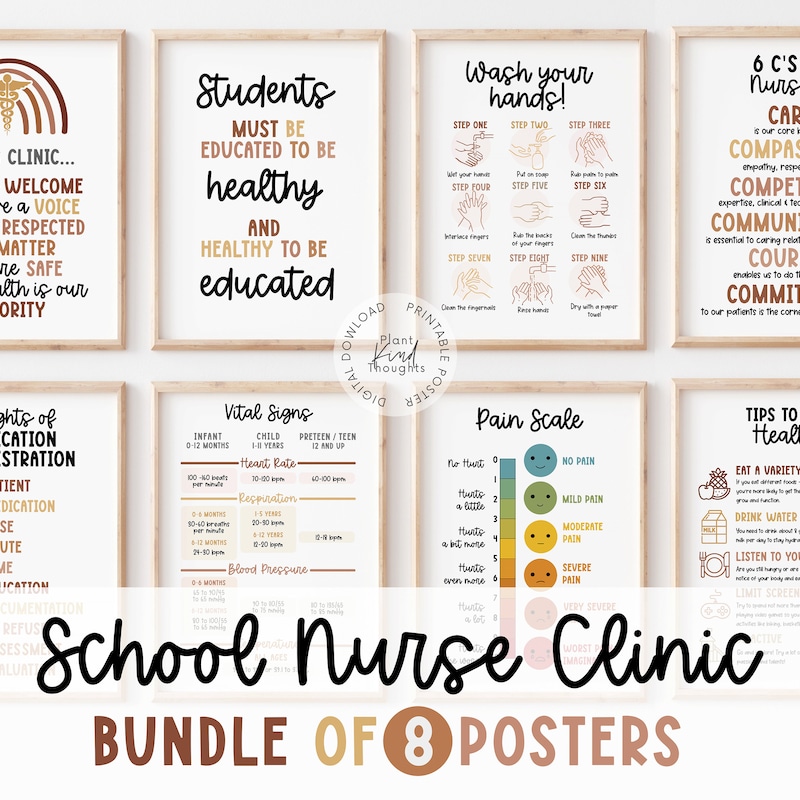 School Nurse Posters - Etsy