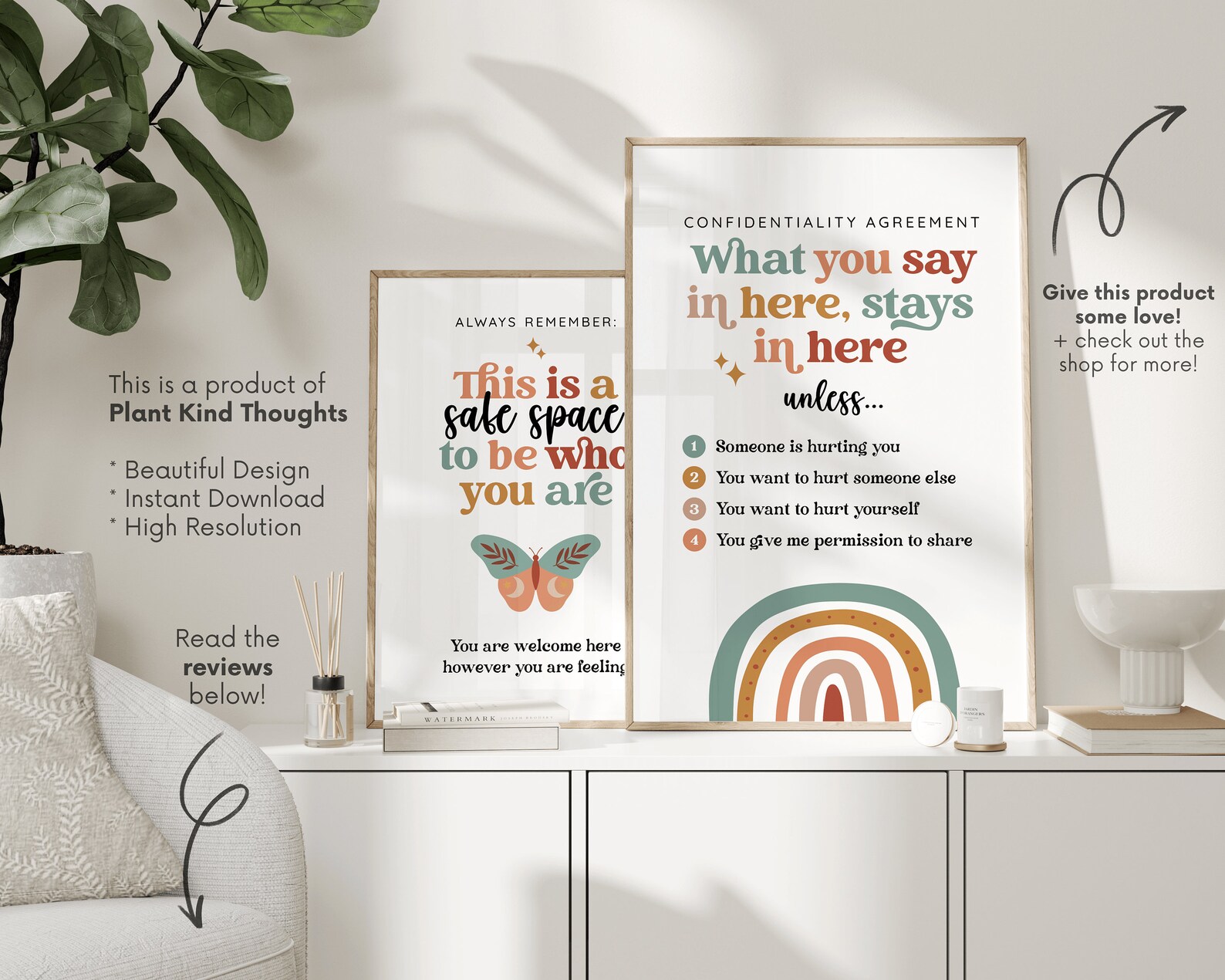 COUNSELING OFFICE Confidentiality Agreement Poster & Safe - Etsy