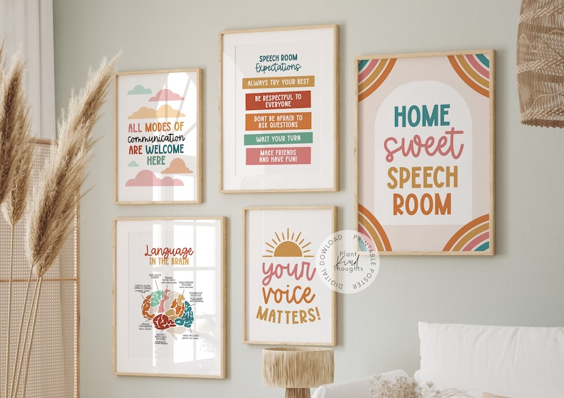 Age of CUSTOMARY CONSONANT Production Poster Speech Room Decor - Etsy