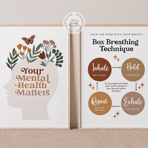 BOHO COUNSELING Posters Bundle School Counselor Office Decor School ...