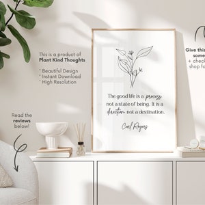 CARL ROGERS Quote: Therapy Office Decor School Counselor Office Decor ...