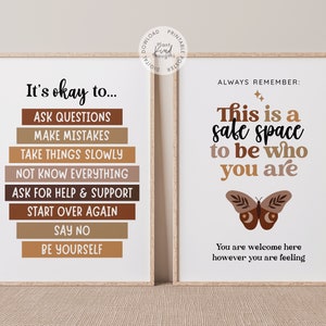 10 BOHO Counseling Posters Bundle School Counselor Office Decor School ...