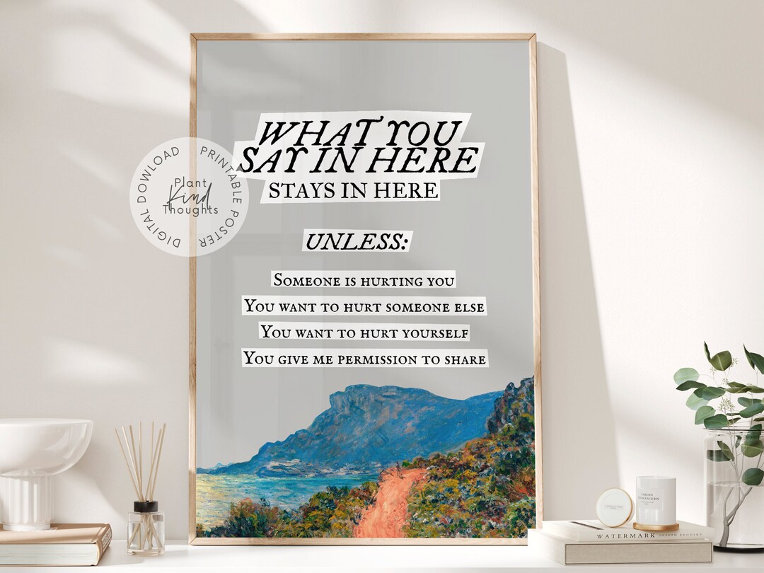 CONFIDENTIALITY AGREEMENT What You Say Here Stays Here Poster School ...