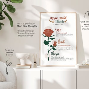 ROSE BUD and THORN Check-in Counseling Office School Counselor Office ...