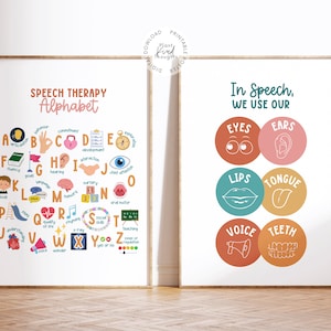 15 SPEECH THERAPY Room Decor Speech Therapy Poster Speech Language ...