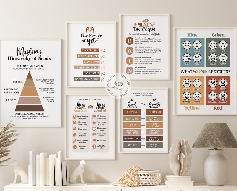 15 BOHO Counseling Posters Bundle School Counselor Office - Etsy