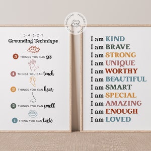 RAINBOW Posters Bundle Therapy Office Decor School Counselor Office ...