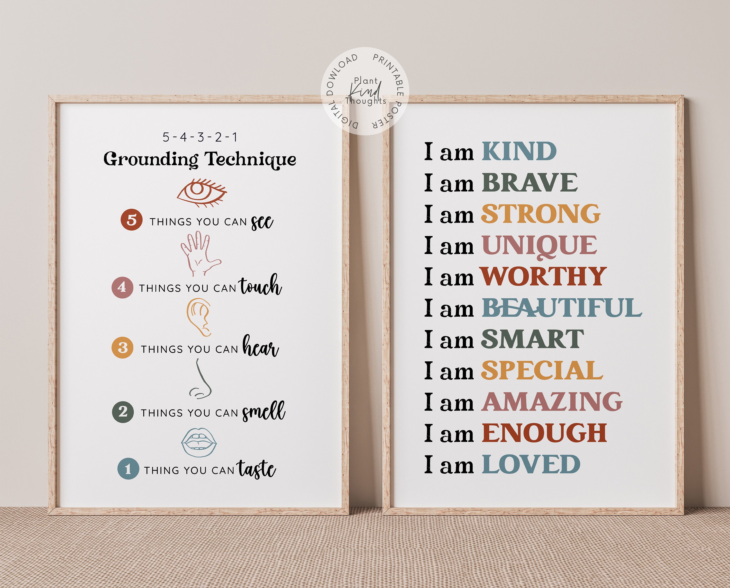 RAINBOW Posters Bundle Therapy Office Decor School Counselor - Etsy