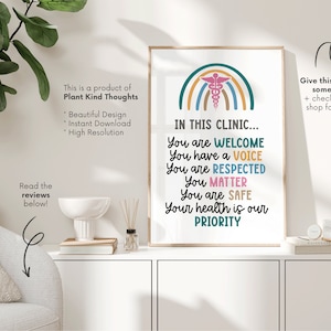 SCHOOL CLINIC SIGN School Nurse Office Decor School Clinic School Nurse ...
