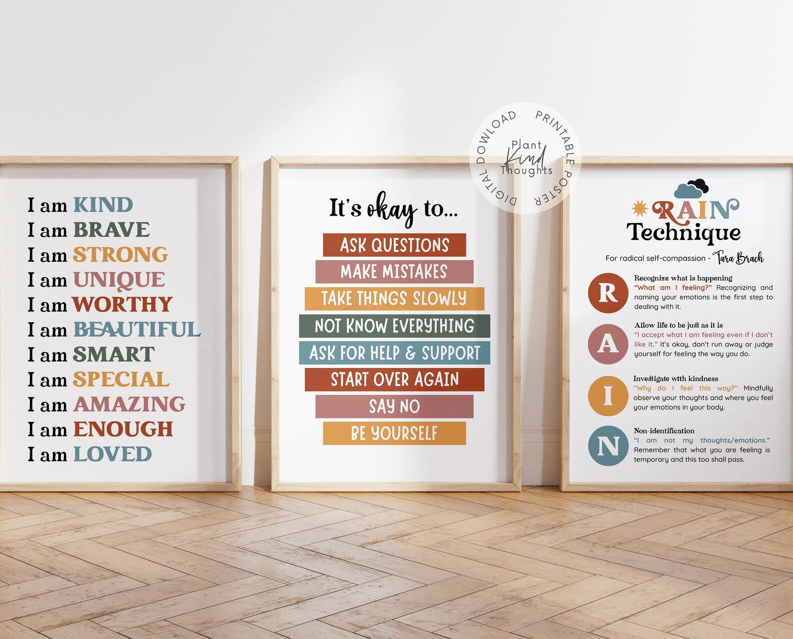 15 RAINBOW Counseling Posters Bundle School Counselor Office - Etsy