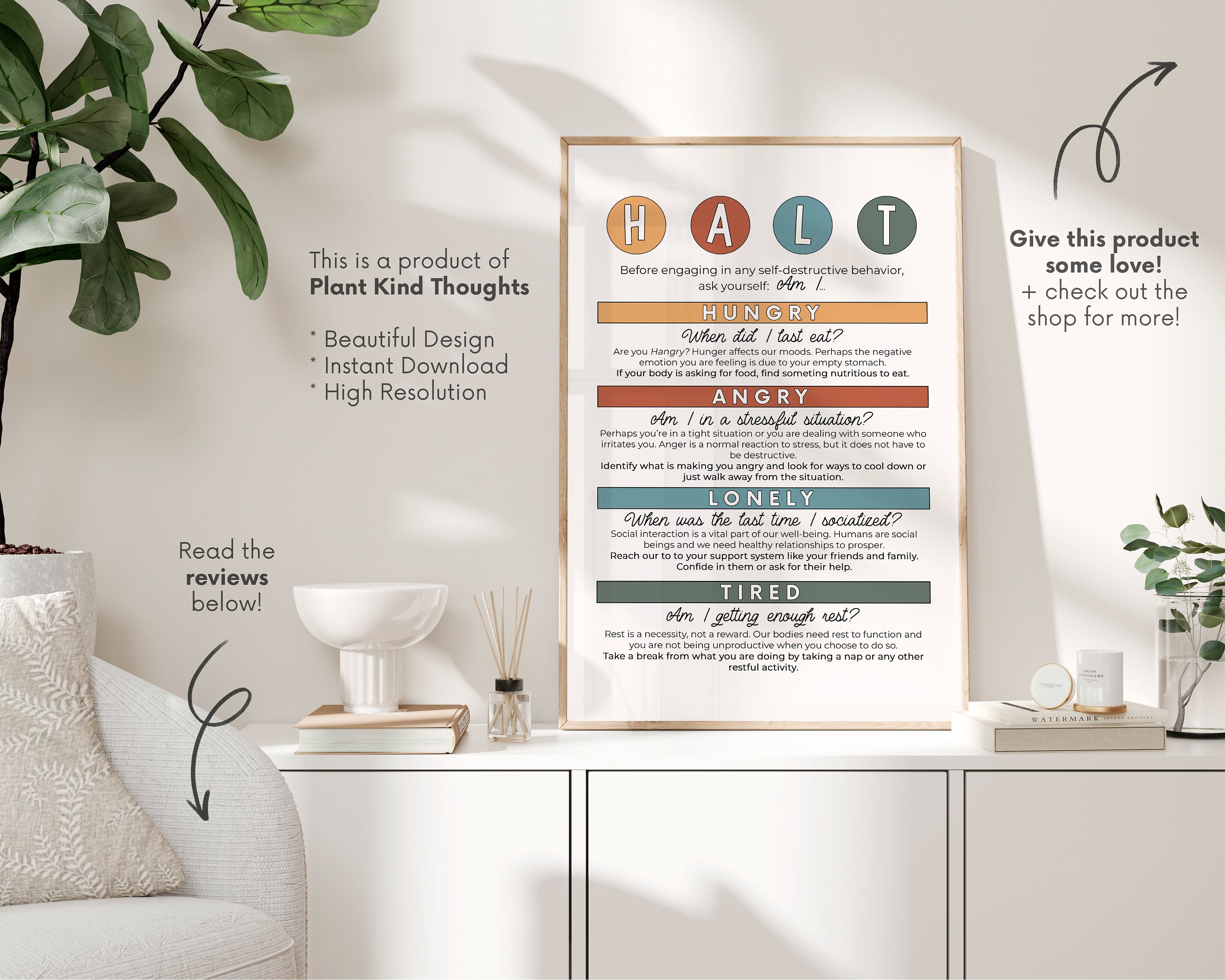 HALT Mental Health Poster: Coping Skills School Counselor - Etsy Canada
