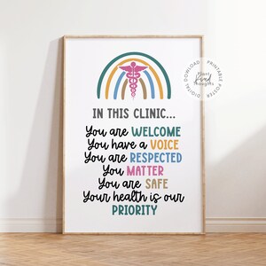 SCHOOL CLINIC SIGN School Nurse Office Decor School Clinic School Nurse ...