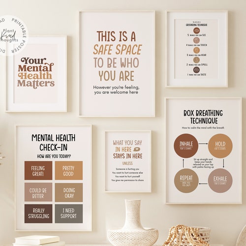 BUNDLE OF 15 Mental Health Posters: School Counselor Office - Etsy
