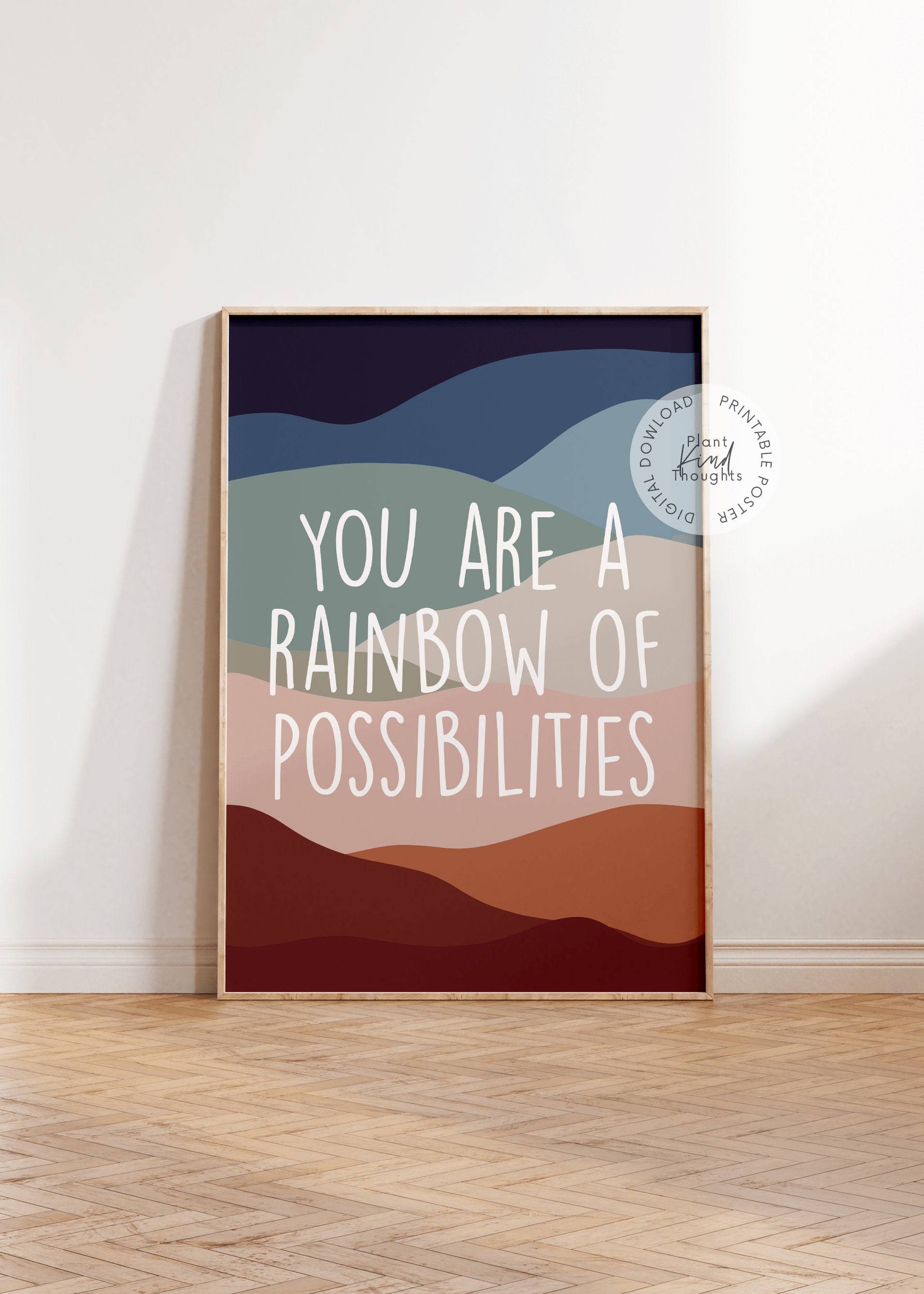 RAINBOW Mental Health Quote Poster: School Counselor Office - Etsy