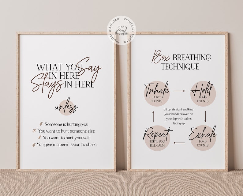 10 COUNSELING Poster BUNDLE: MINIMAL School Counselor Office - Etsy
