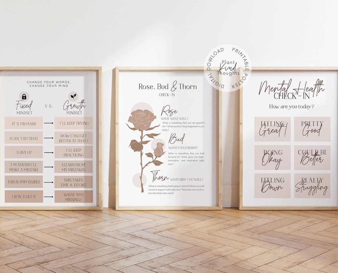 15 School Counseling Posters MINIMAL School Counselor Office - Etsy