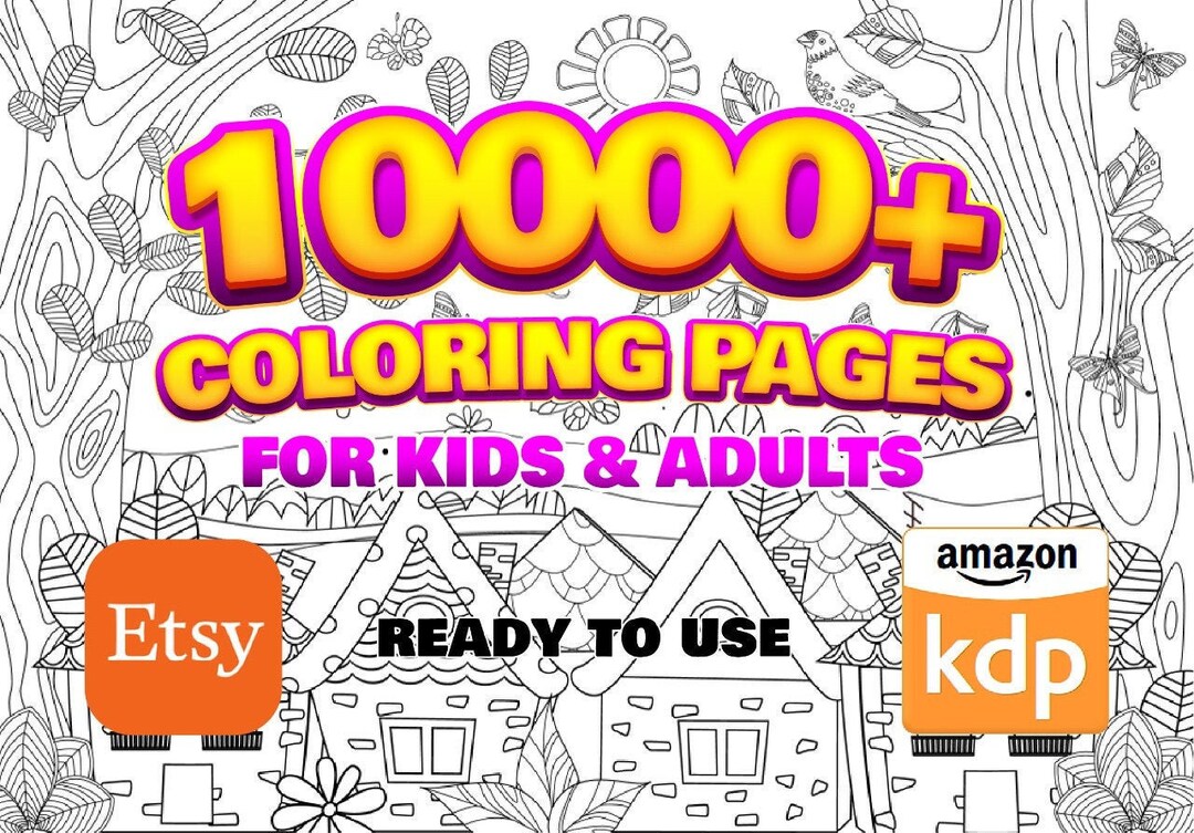 Coloring Pages - Etsy
