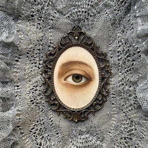 Custom Eye Painting From Photo, Framed Eye Drawing Custom Drawing From ...