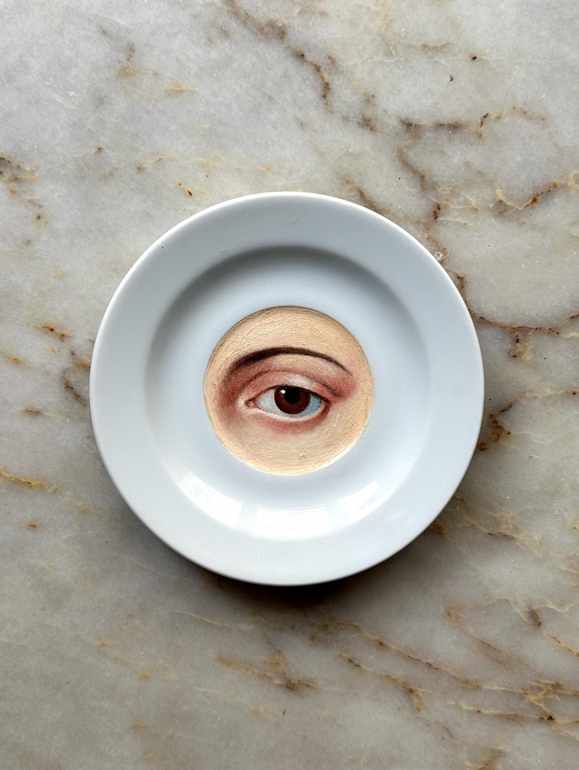 Custom Eye Painting From Photo, Framed Drawing From Picture, Commission ...