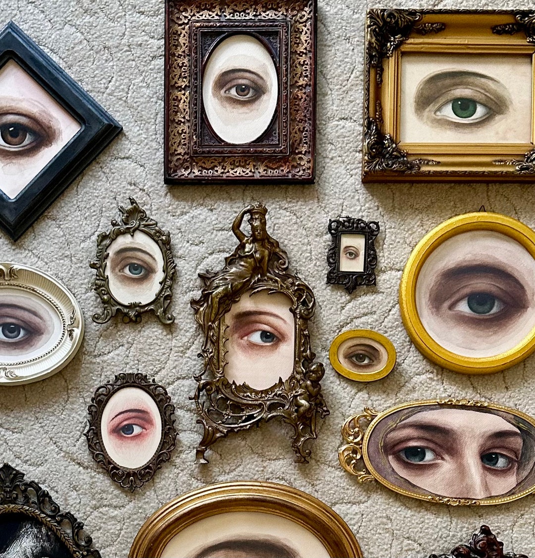 Custom Eye Painting From Photo, Framed Eye Custom Drawing From Picture ...