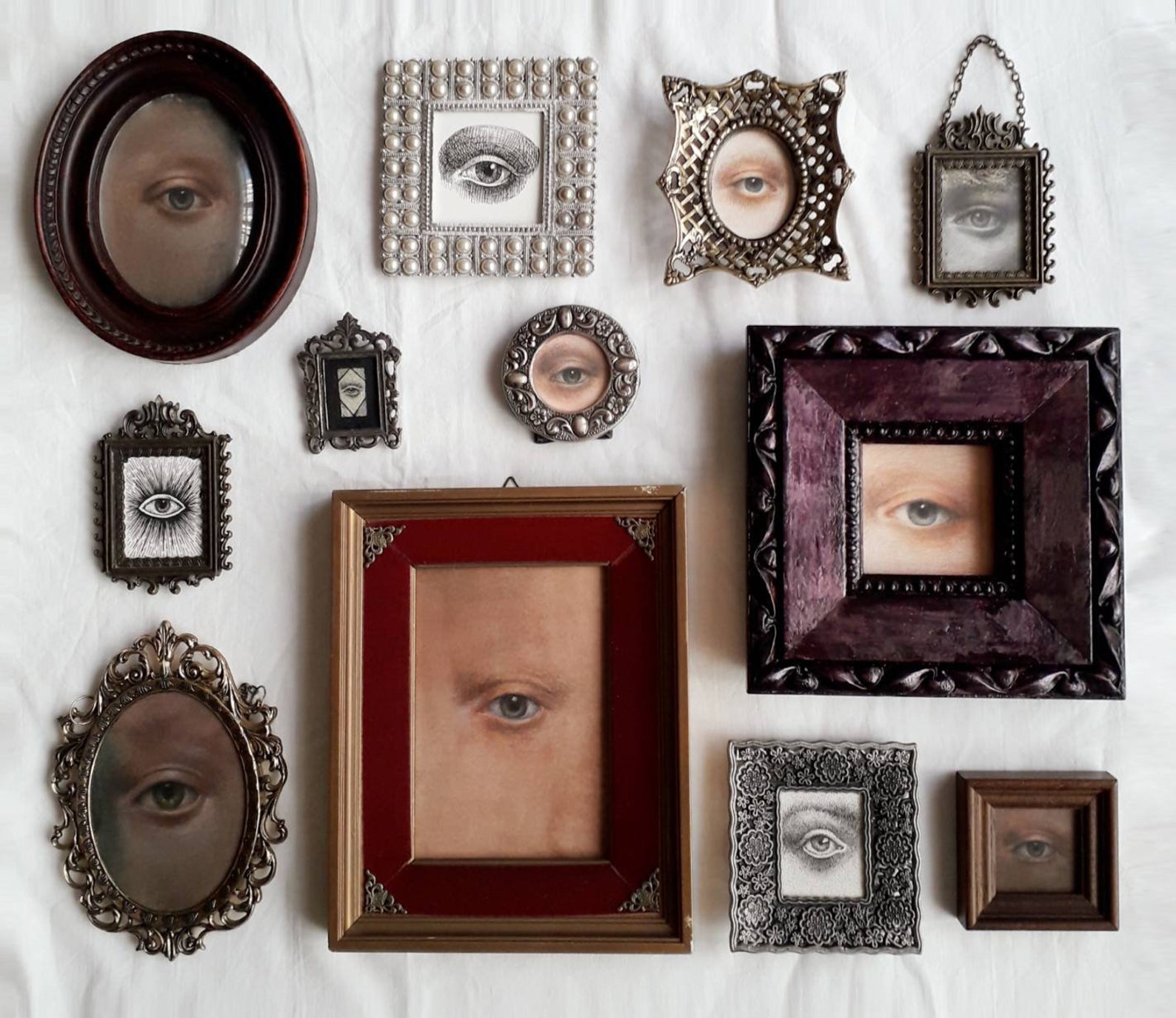 Gallery Wall Art Set Framed Original Paintings Mystery Box - Etsy