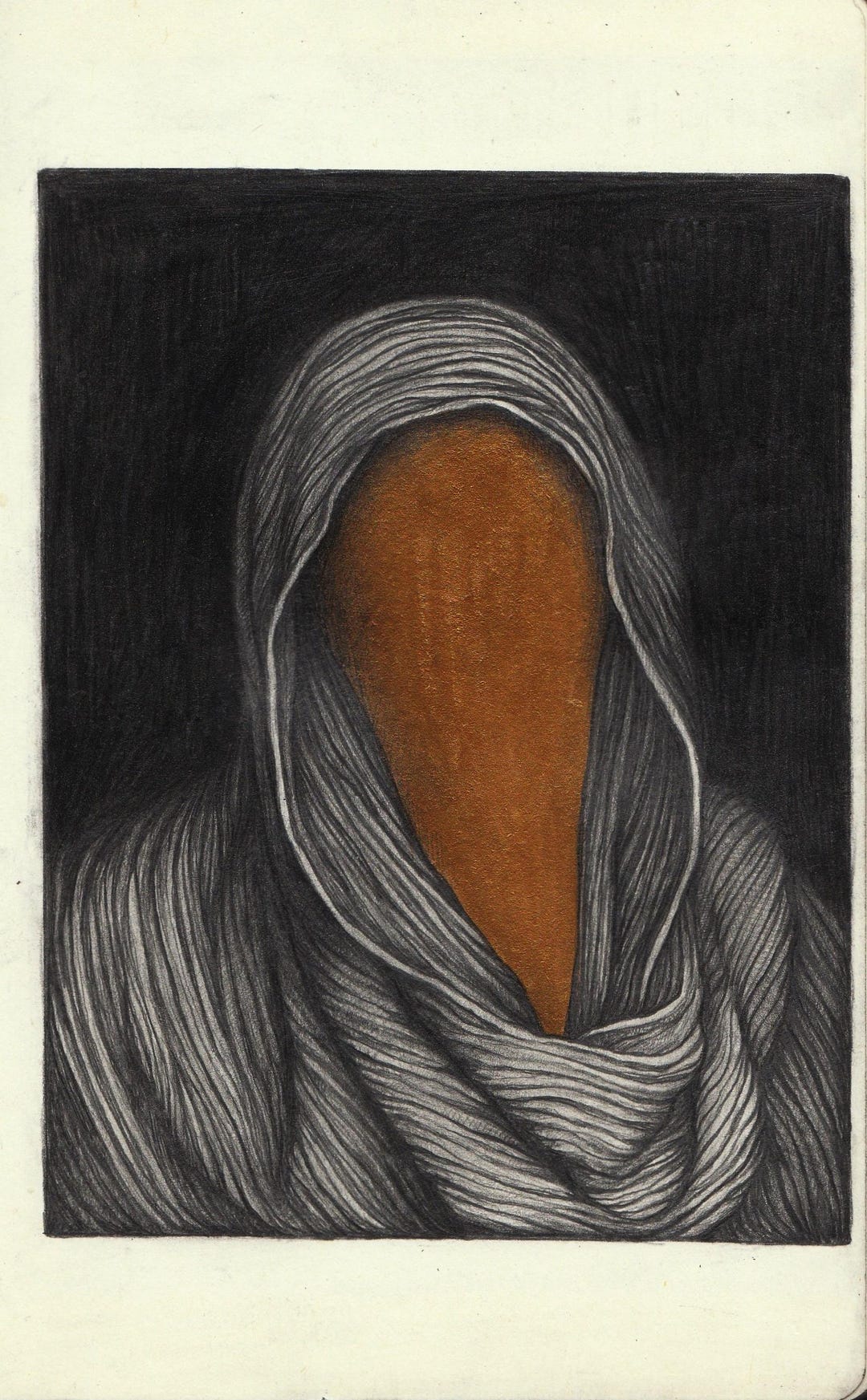 Original Pencil Drawing, Dark Portrait Painting, Gothic Wall Art, Dark ...