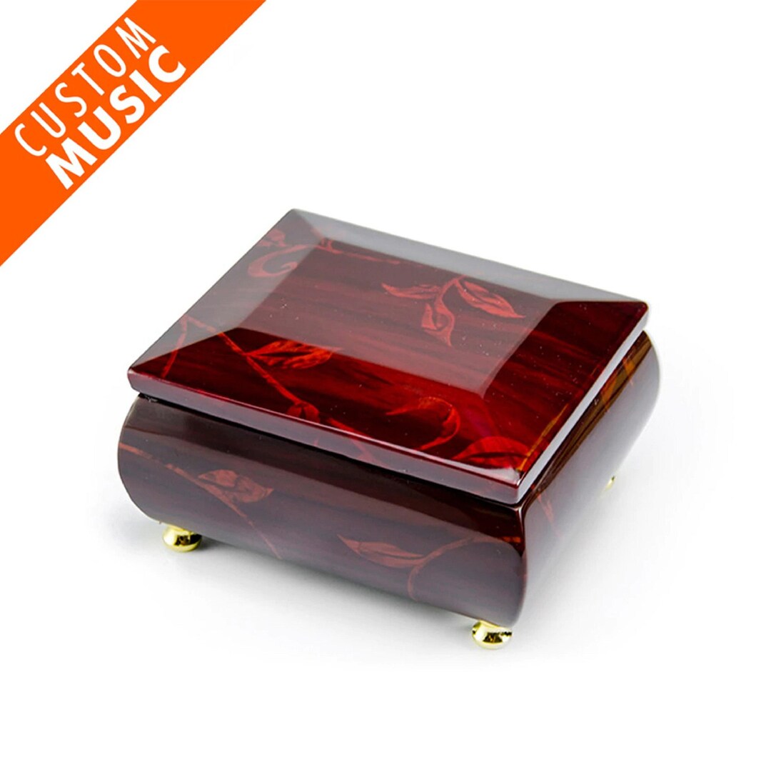 Custom Digital Any Music or Song Floral Motif Music Box W. USB - Etsy
