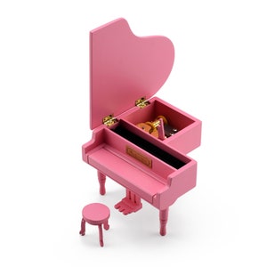 Adorable Pink Baby Grand Piano Music Jewelry Box With Bench - Etsy