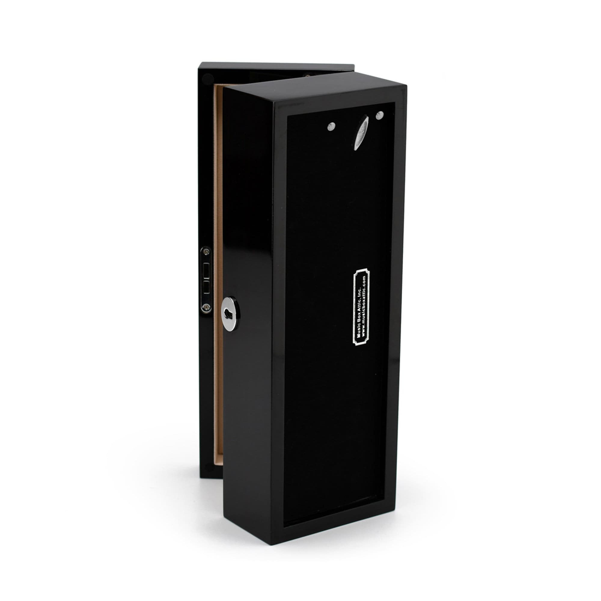 Macassar Hi-gloss Musical Watch Box: 4-watch Storage, Lock & Key - Etsy