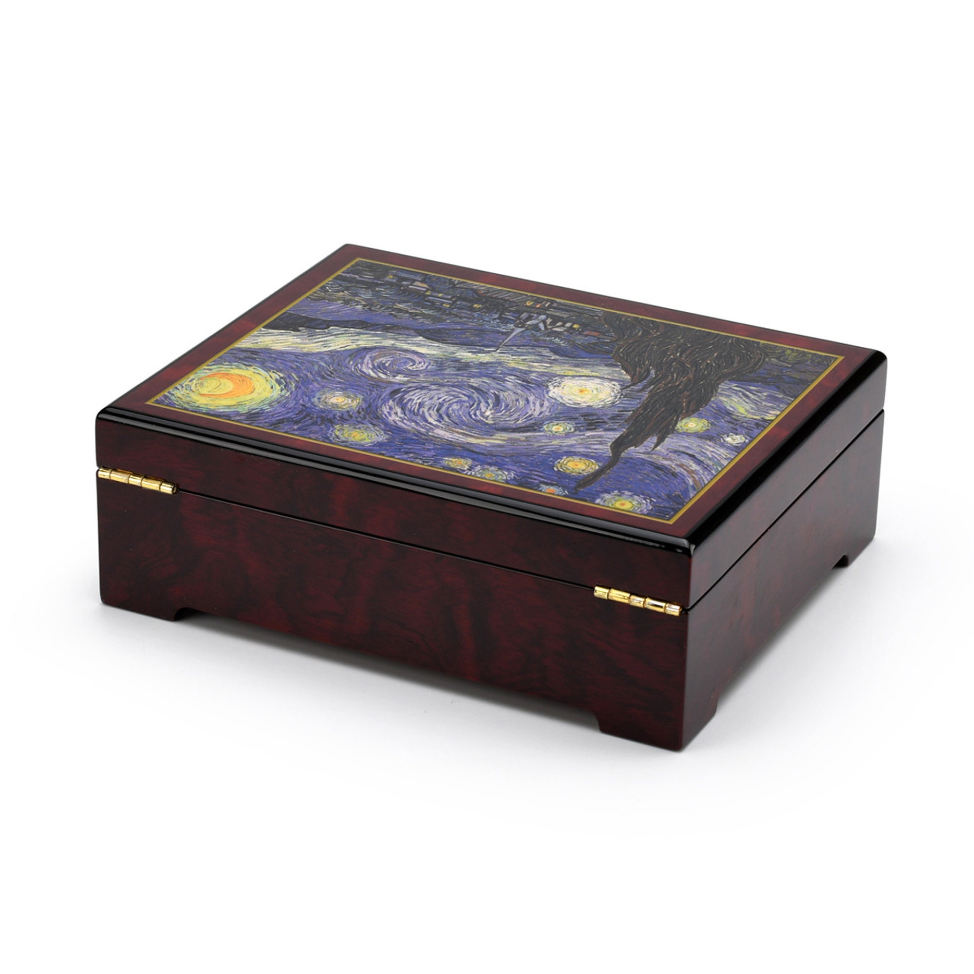Stunning Van Gogh Starry Night Musical Jewelry Box SF Music Box Co ...