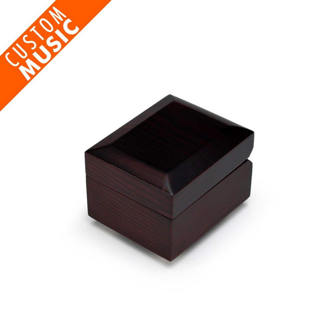 Perfect Petite Matte Dark Wood Custom Sound Module Music Box - Custom ...