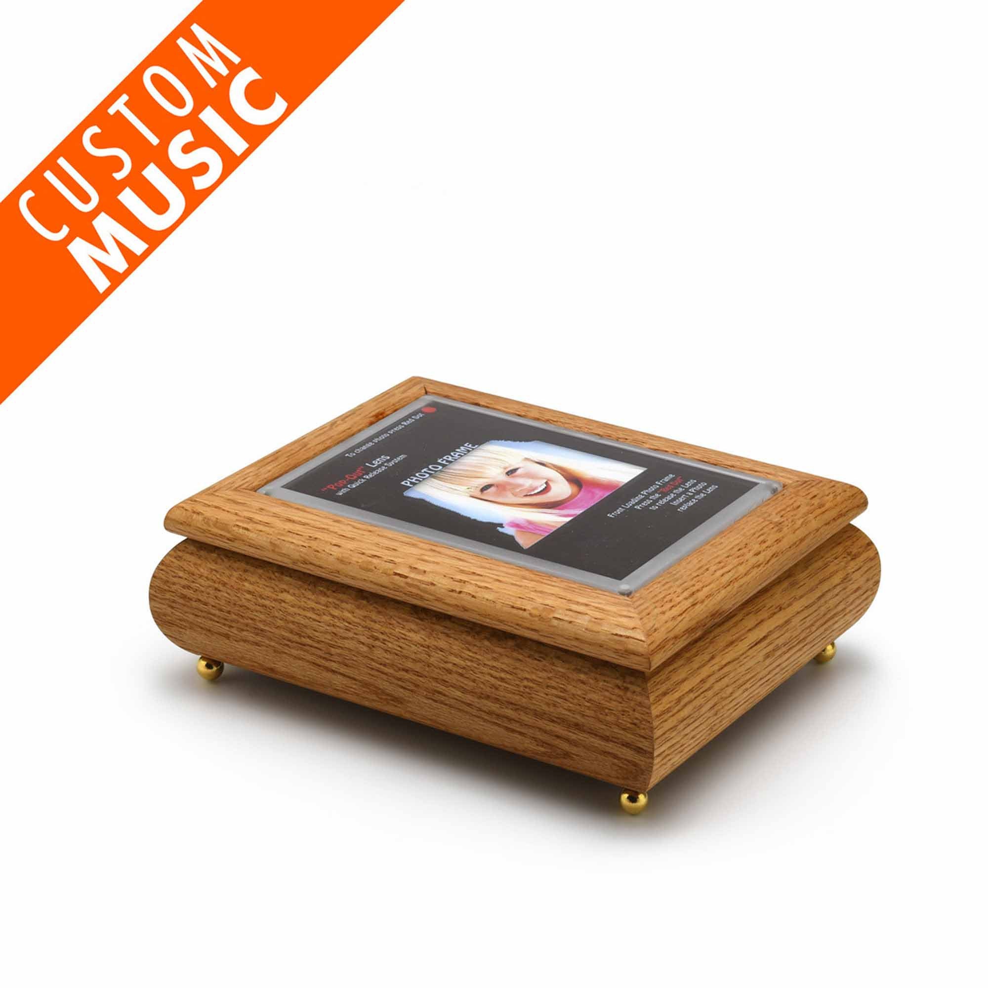 4 X 6 Oak Finish Custom USB Module Photo Frame - Etsy