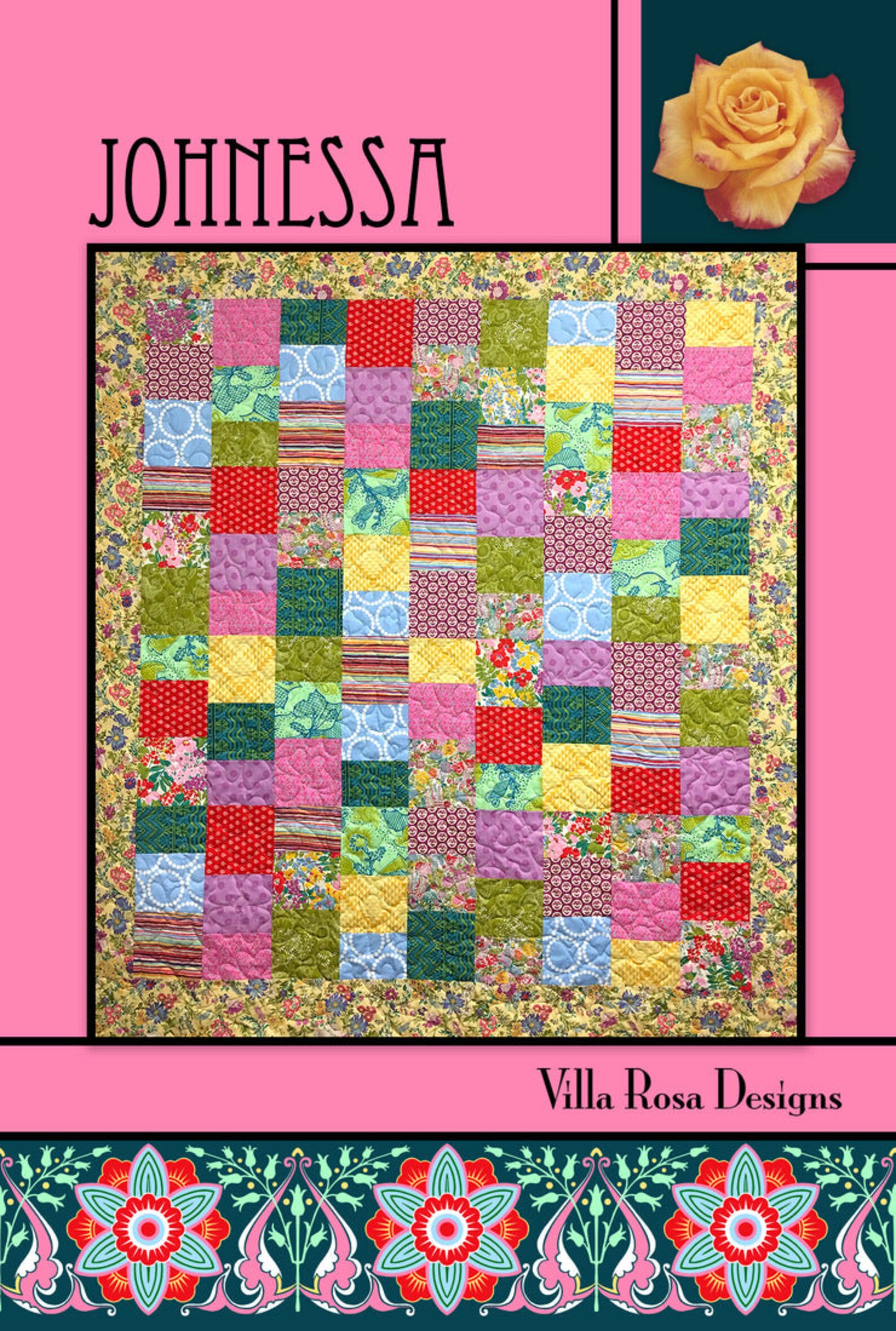 Johnessa by Pat Fryer for Villa Rosa Designs Quilt Pattern - Etsy