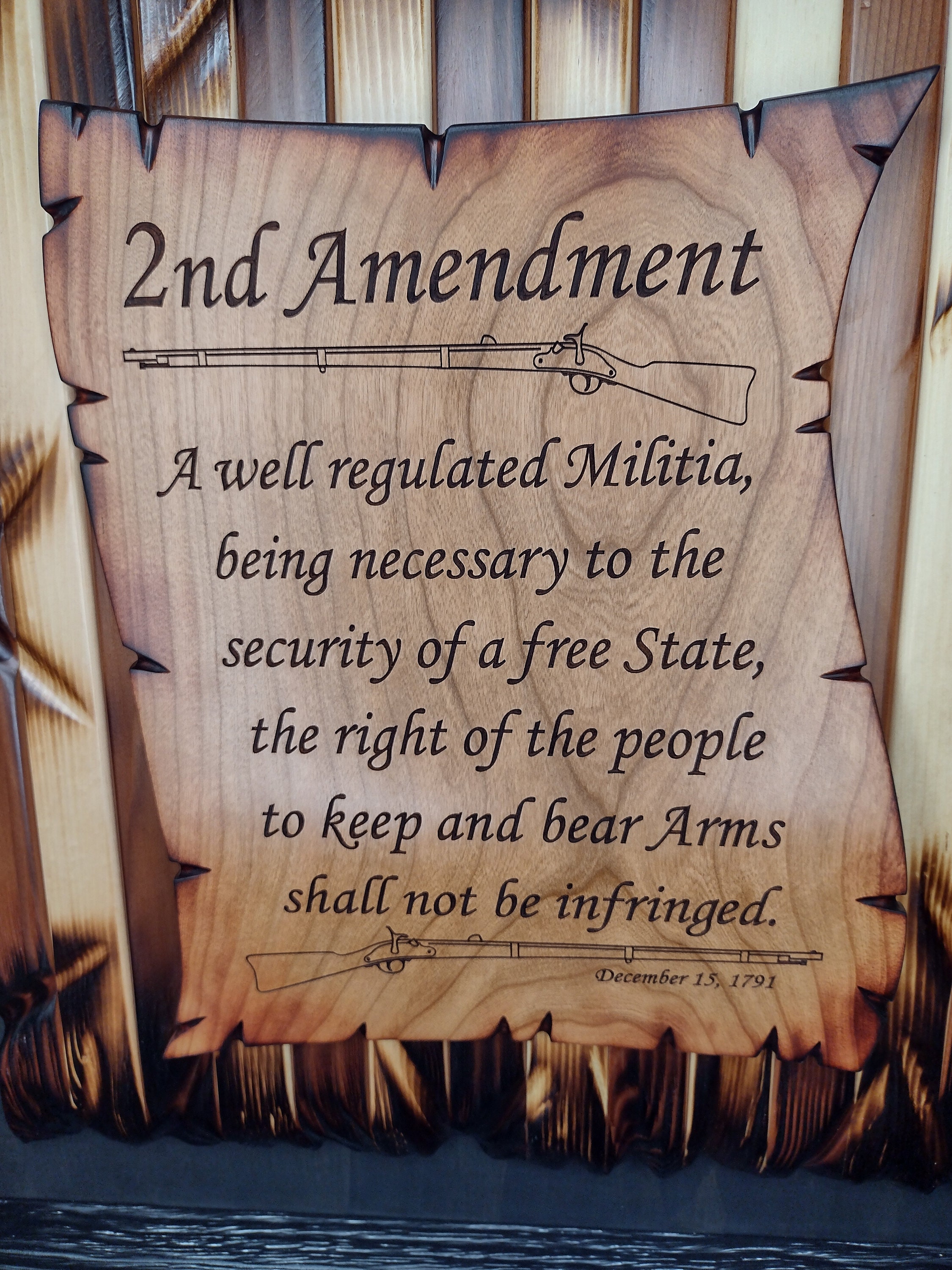 2nd Amendment Flag, Wooden, Betsy Ross - Etsy