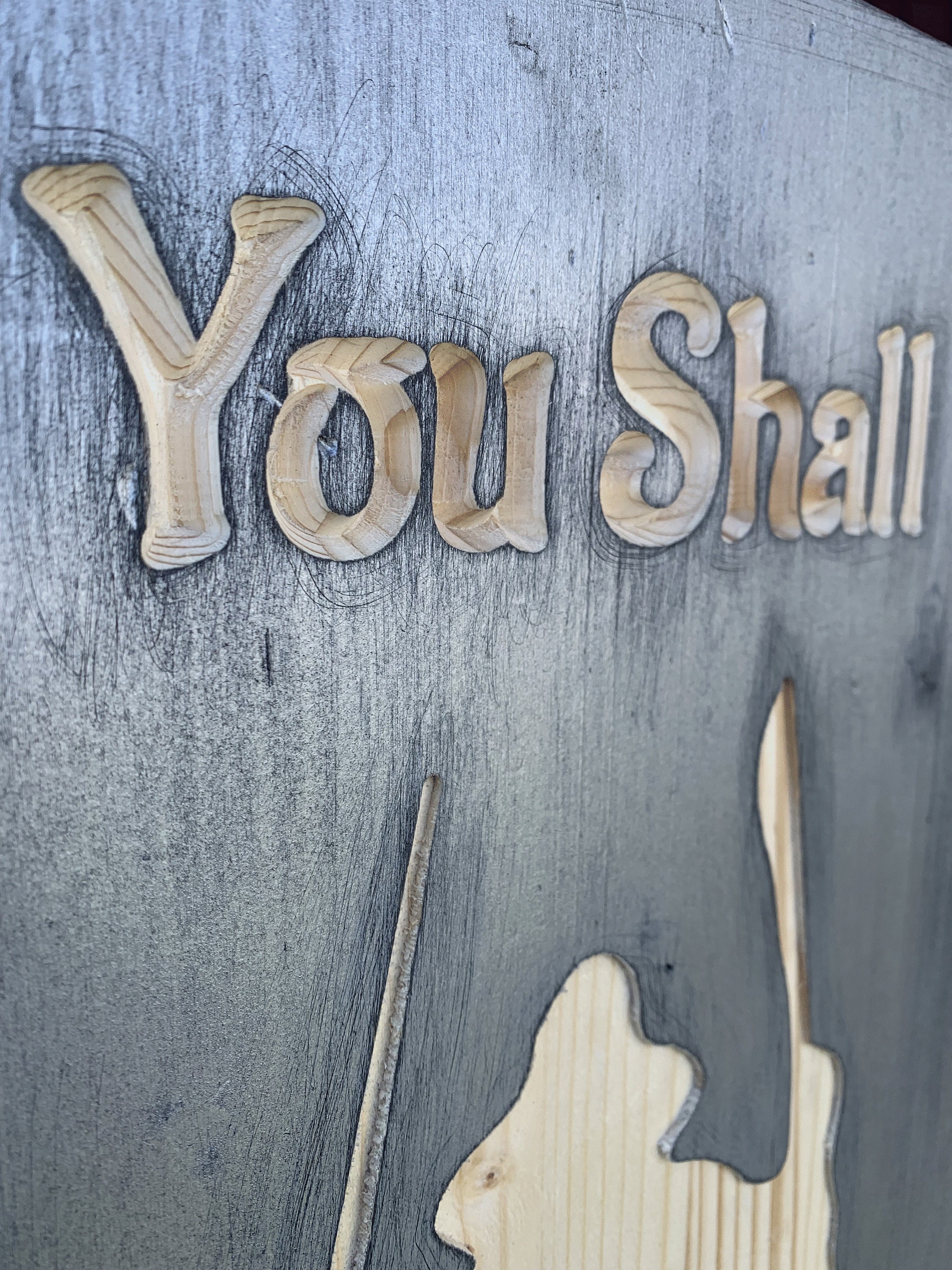 You Shall Not Pass Wood Carving/sign - Etsy
