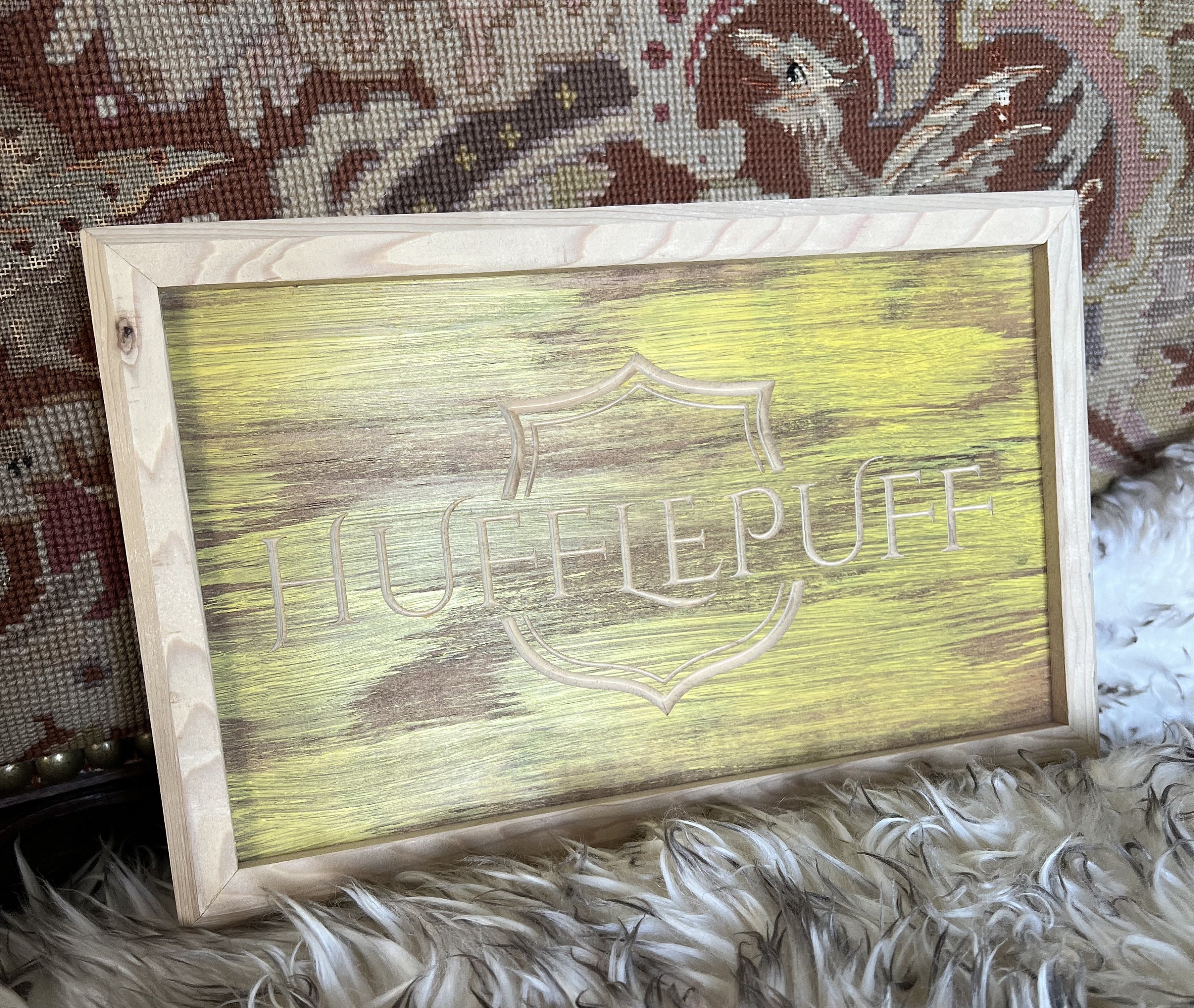 Hufflepuff Hogwarts House Sign - Etsy