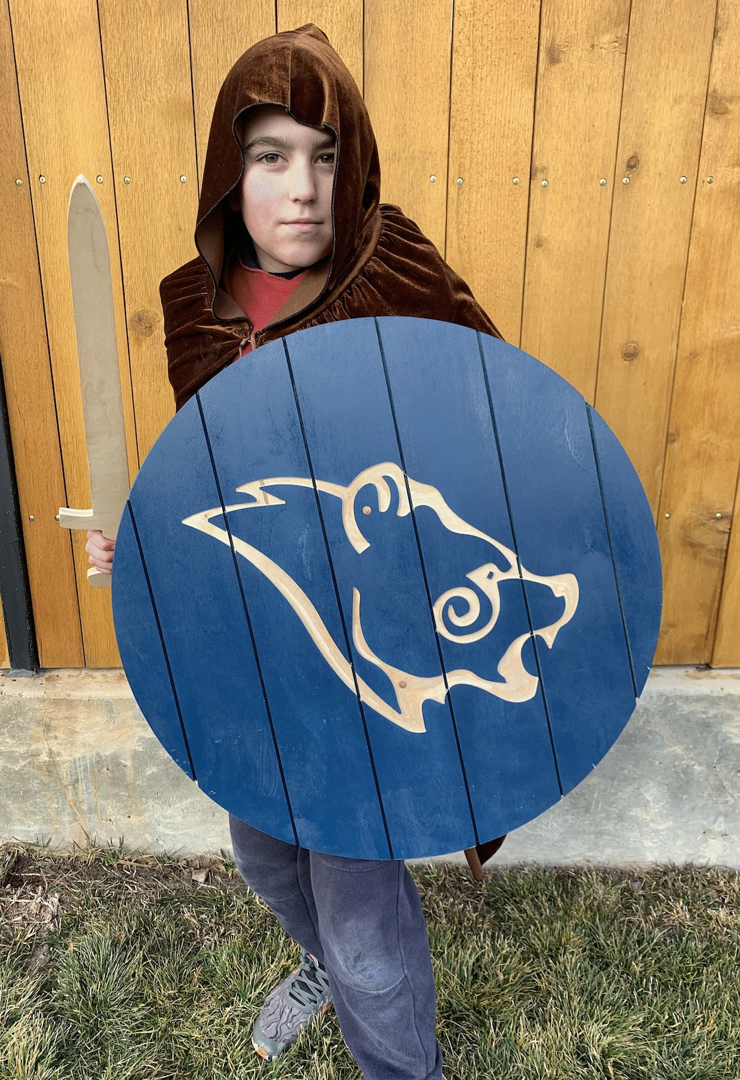 Full Size Skyrim Stormcloak Shield - Etsy