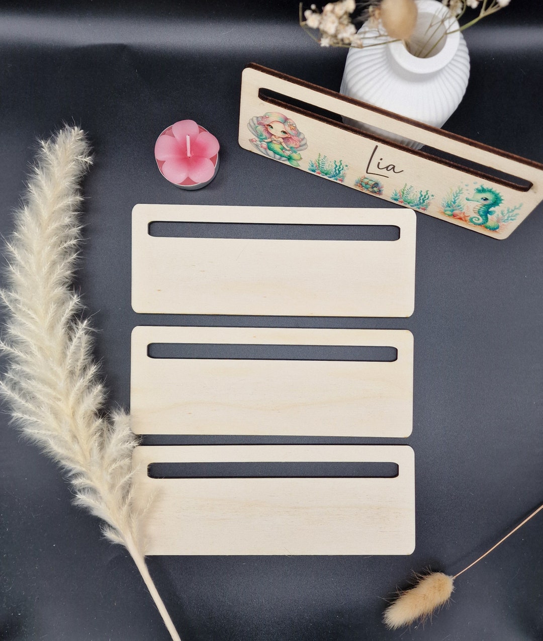 Reading Aid Blank Made of Wood 4 Mm School First Day at School Gift to ...